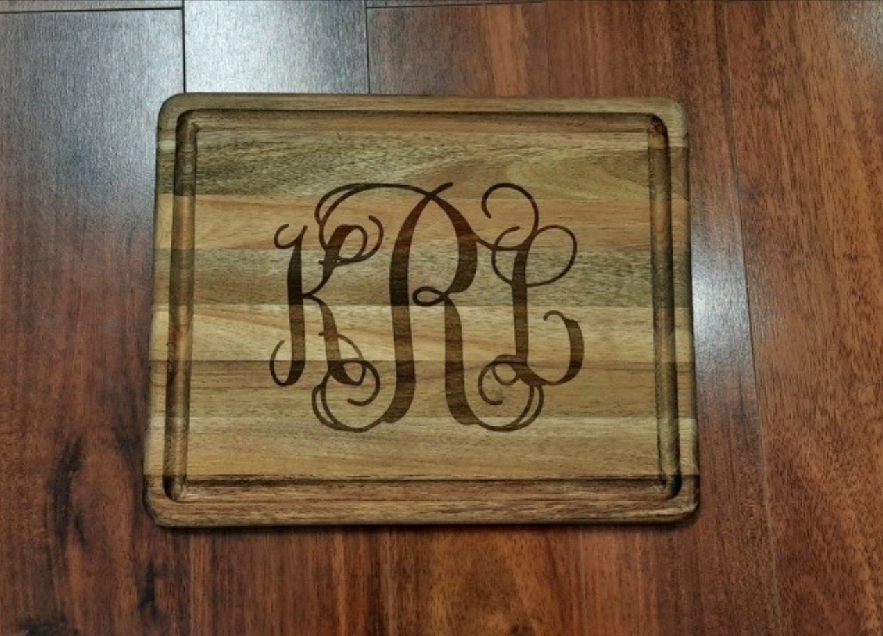 Initial Cutting Board – Sew Much Fun Embroidery