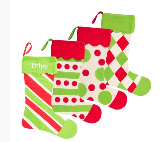 Holiday Pattern Stockings – Sew Much Fun Embroidery